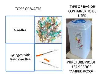 biomedical waste management in healthcare facilities | PPT