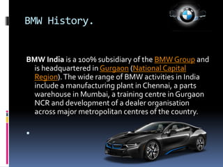 BMW Product Presentation | PPTX