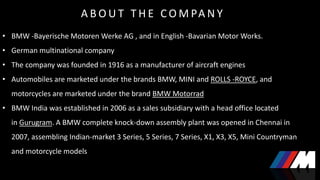 Bmw pres | PPTX