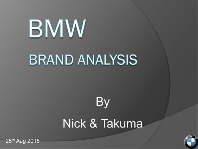 Bmw presentation | PPT