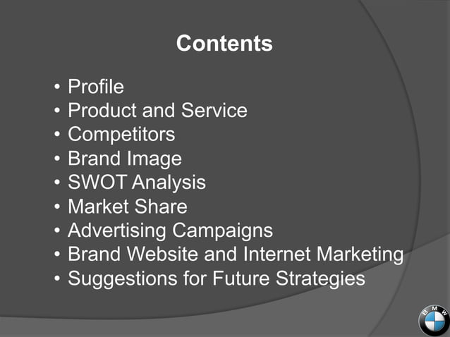 Bmw presentation | PPT