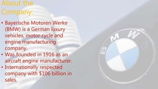 BMW Case Study | PPTX