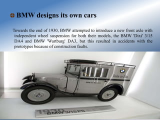 Bmw slides powerpoint presentation | PPTX