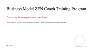 Business Model ZEN Coach Training Program | PDF