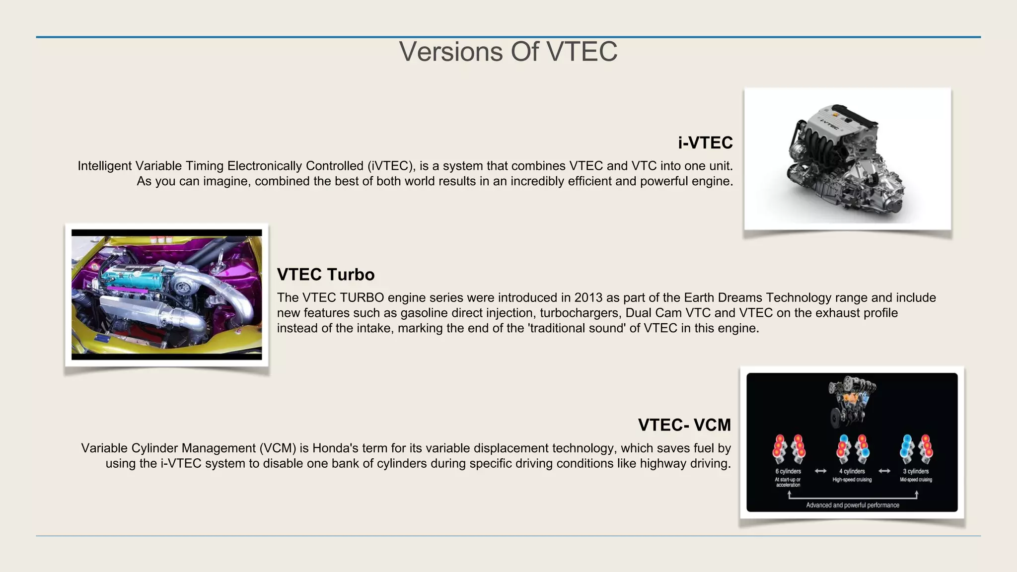 evolution of honda vtec engine | PPTX