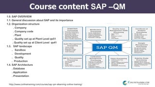 Bn1011 demo ppt sap qm | PPT