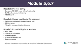 Bn1031 demo sap ehs | PDF