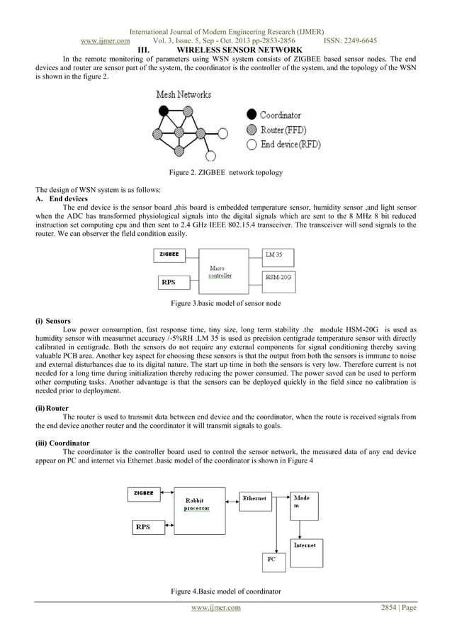 Remote Monitoring of Crop Field Using Wireless Sensor Network | PDF