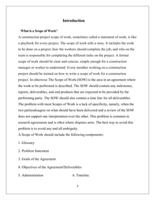 Scope Of Work in Engineering economy | PDF