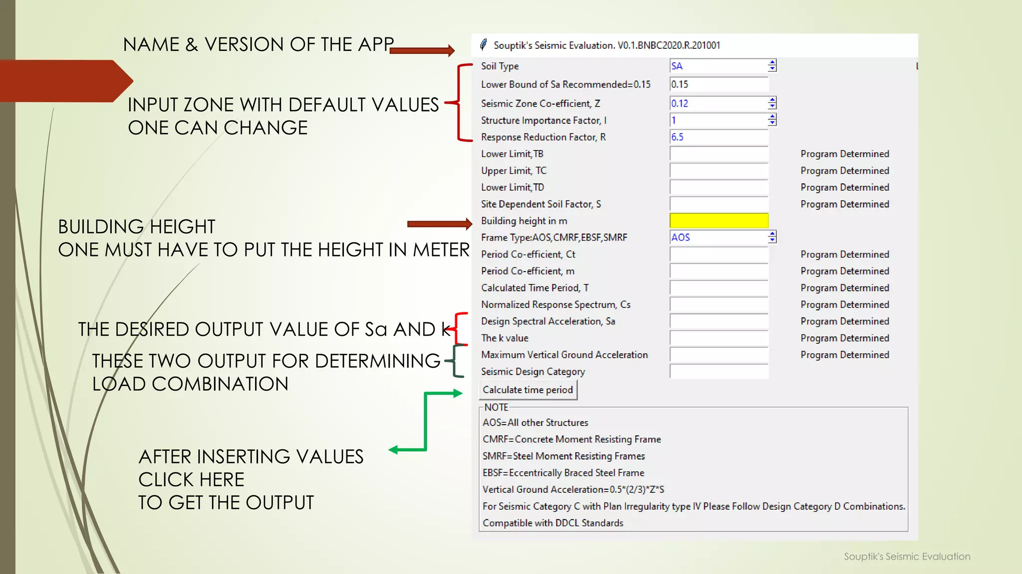 Bnbc2020 seismic application Description | PDF