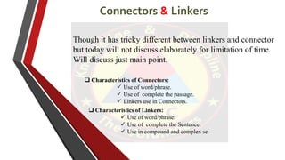lecture connectors&linkers | PPT