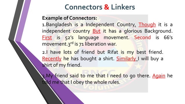 lecture connectors&linkers | PPT