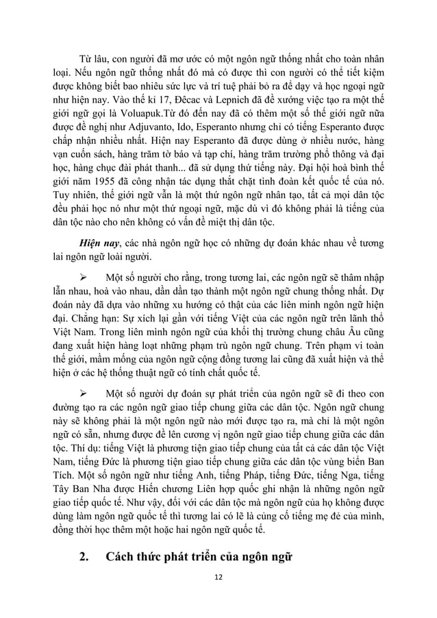 Dẫn luận ngôn ngữ học | DOCX