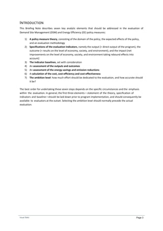 7 key analytic elements for the evaluation of DSM policies | PDF