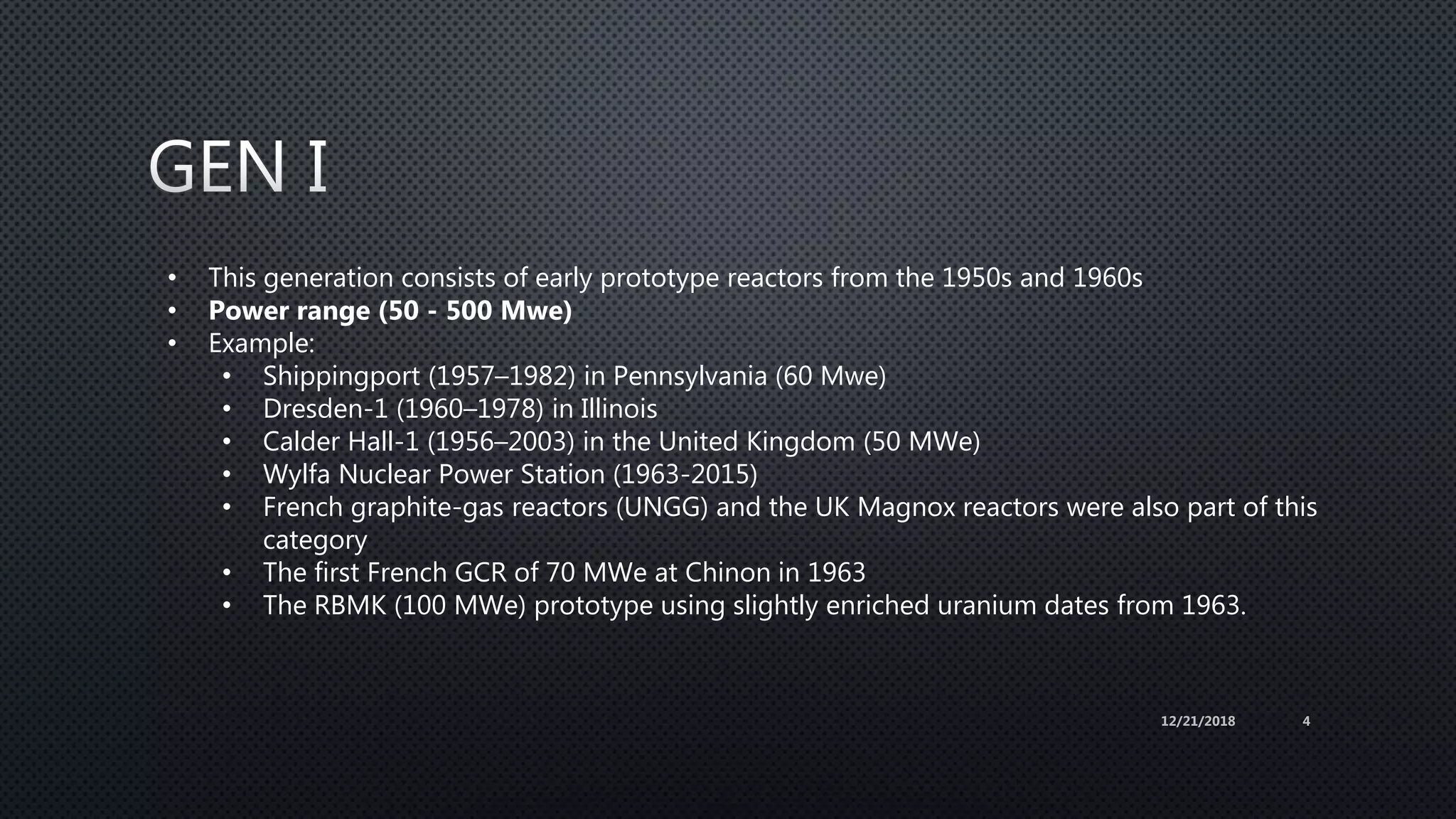 Generation of Reactors | PPTX