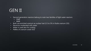 Generation of Reactors | PPTX