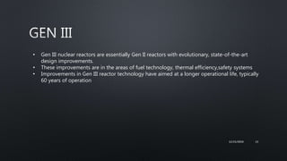 Generation of Reactors | PPTX