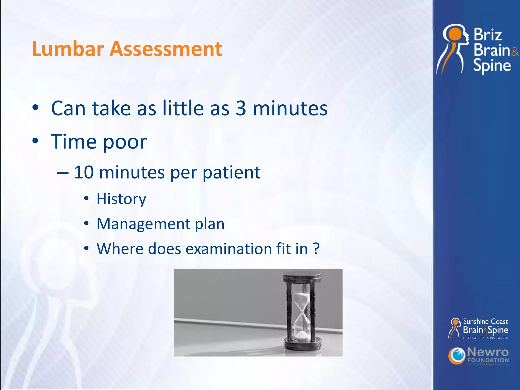 Diagnosing lumbar conditions in primary care | PPTX