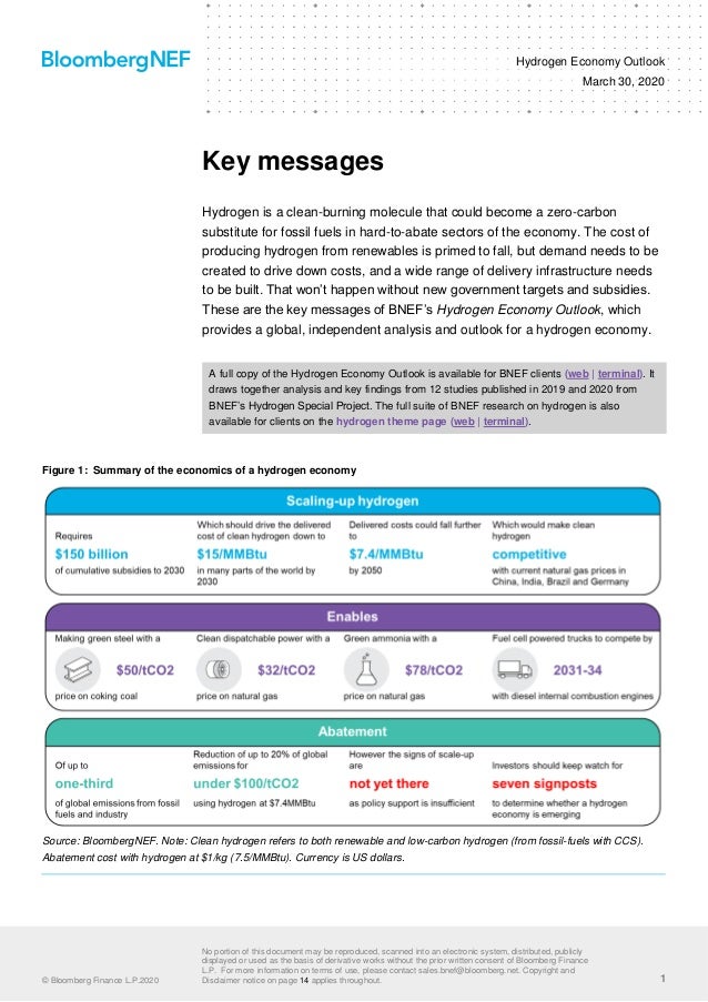Bnef hydrogen-economy-outlook-key-messages-30-mar-2020 | PDF