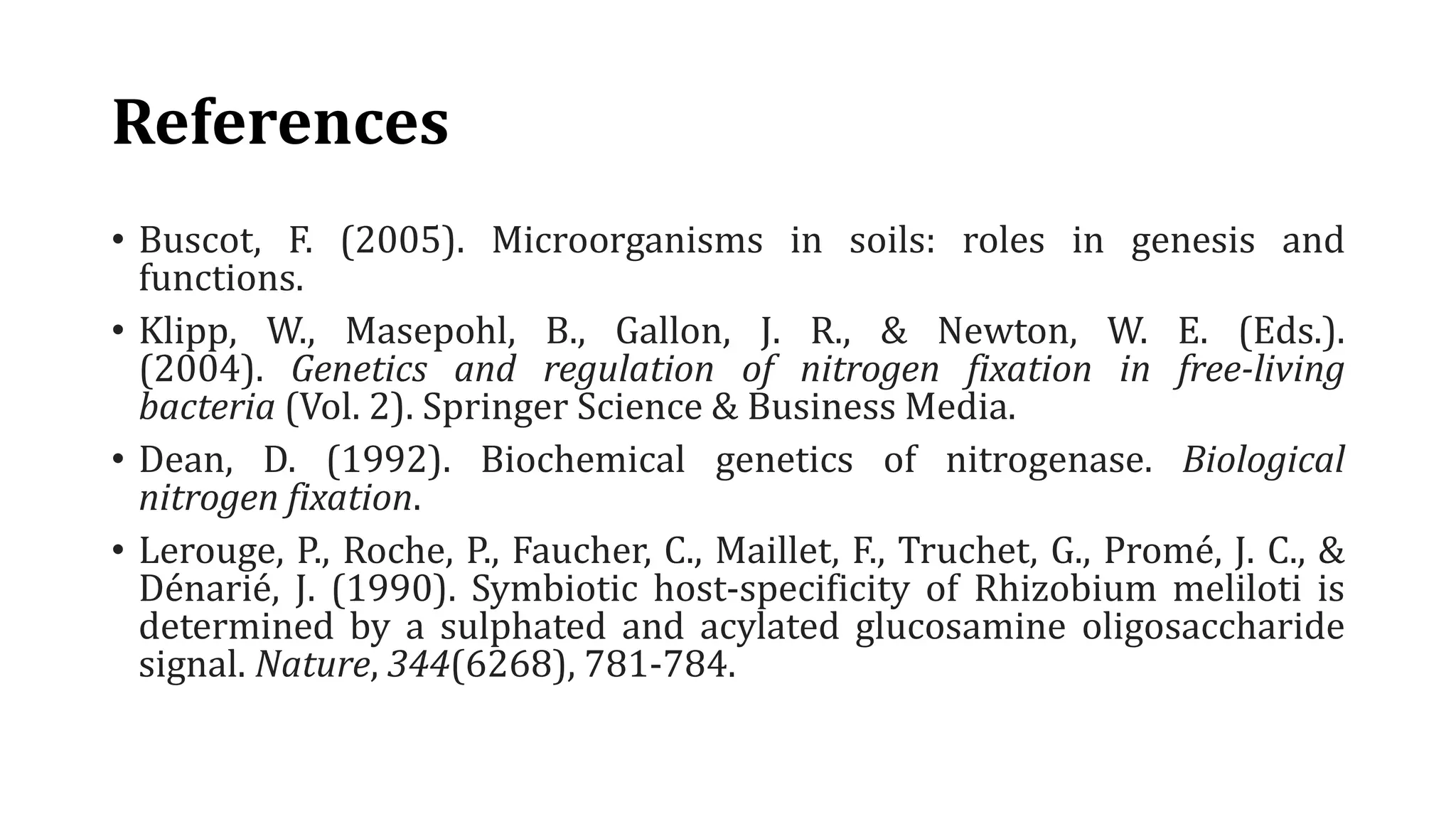 Genetics and regulation of Biological Nitrogen Fixation | PPTX