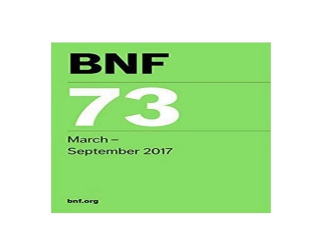 FREE_DOWNLOAD_BOOK BNF 73 British National Formulary March 2017 73rd