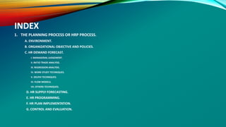 HUMAN RESOURCE PLANNING | PPT