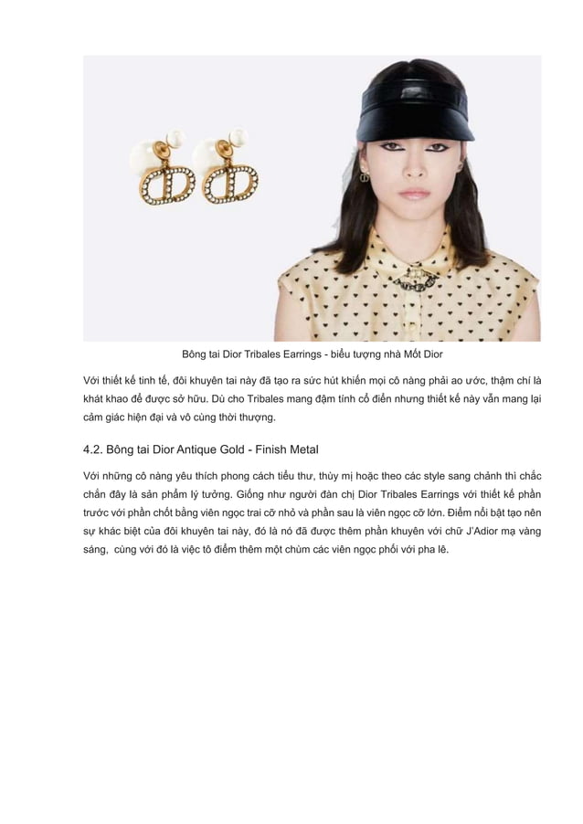 Bông tai Dior | PDF