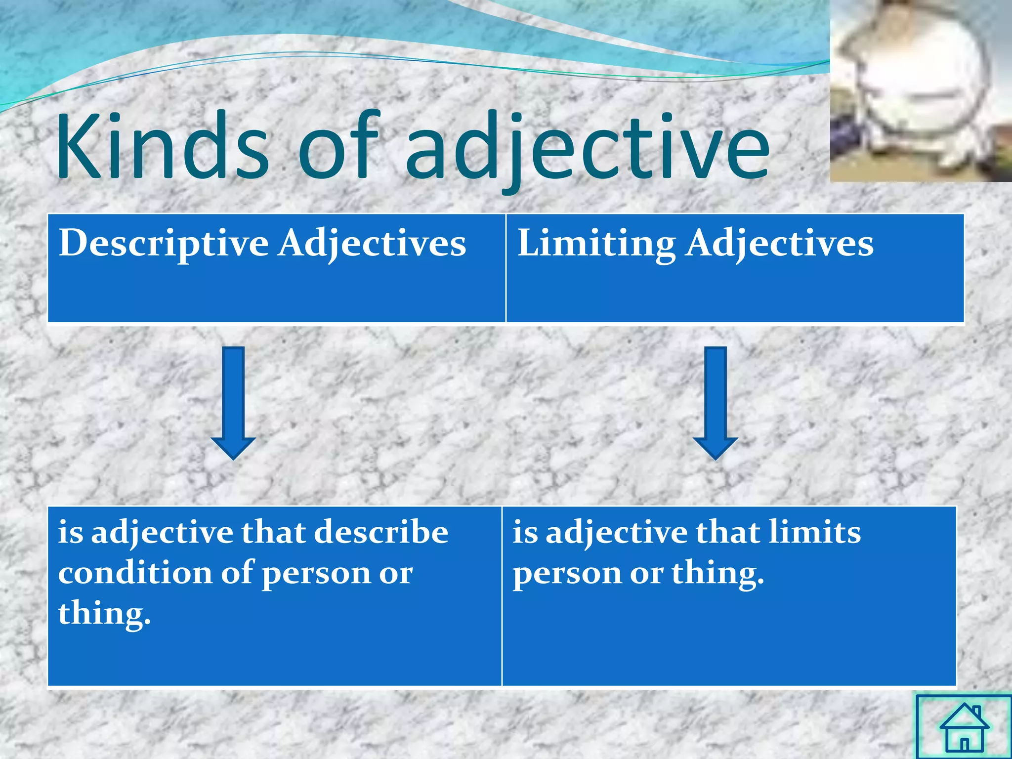Some Kinds of Adjective with my Group in2011B, in Structure 2 | PPT