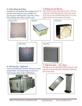 Bình an ahu catalog | PDF
