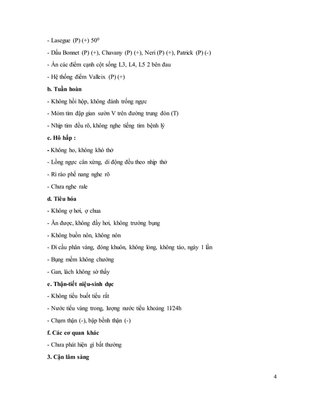 Bệnh án yhct : ĐAU THẦN KINH TOẠ | DOCX