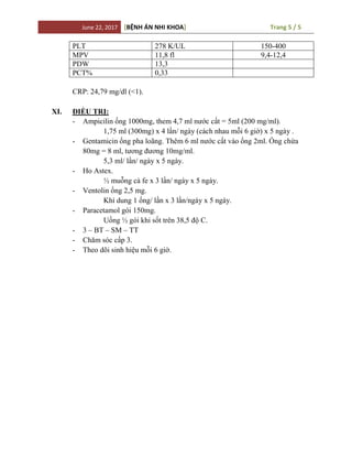 Bệnh án hô hấp | PDF