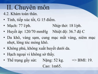 Bệnh án Xơ gan/viêm gan B mạn tính tiến triển | PPTX