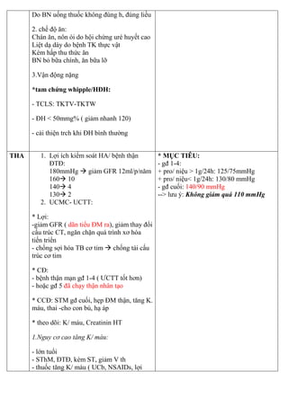 BỆNH THẬN ĐÁI THÁO ĐƯỜNG | PDF
