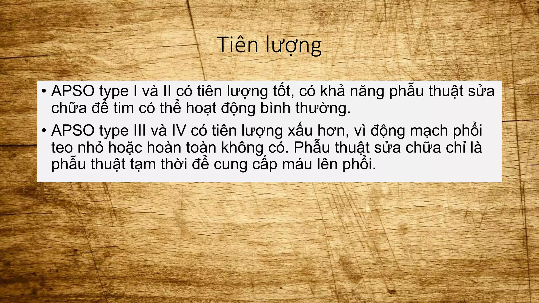 Bệnh tim bẩm sinh APSO | PPTX