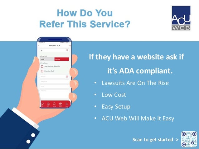 ACU Web Explains ADA Compliance | PPTX | Internet | Computing