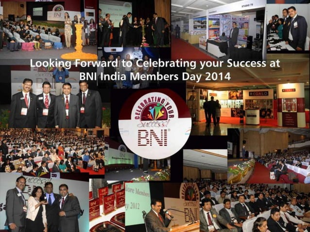 BNI India Members Day 2014 - Event Sponsorship | PPT