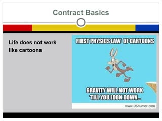 Contracts - A Fun Legal Primer | PPTX