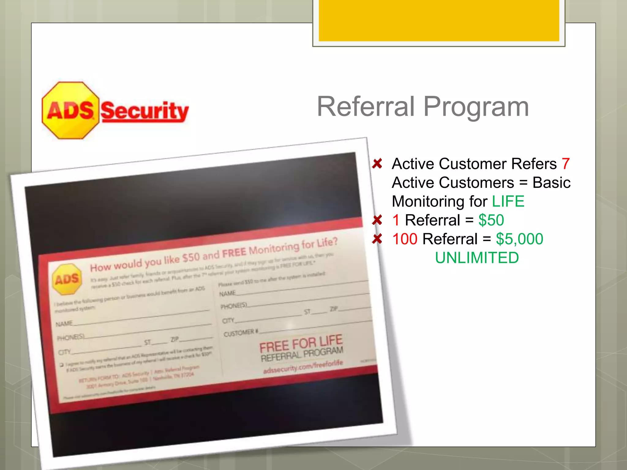 Tanya Wiggins - ADS Featured Presentation | PPTX | Home Security | Home & Garden