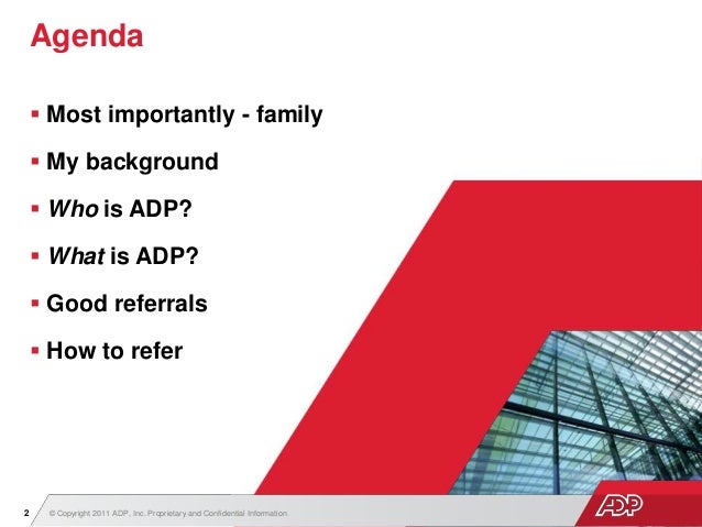 ADP Presentation by Jake Ferraro