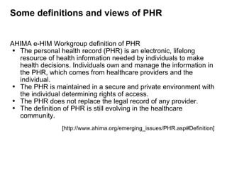 ni2009 Phr Workshop Peter Part1 | PPT