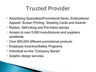 BNI and Imprint Gallery Presentation | PPT
