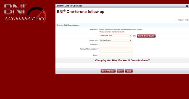 Bni Connect Training for referral slip submission | PPT
