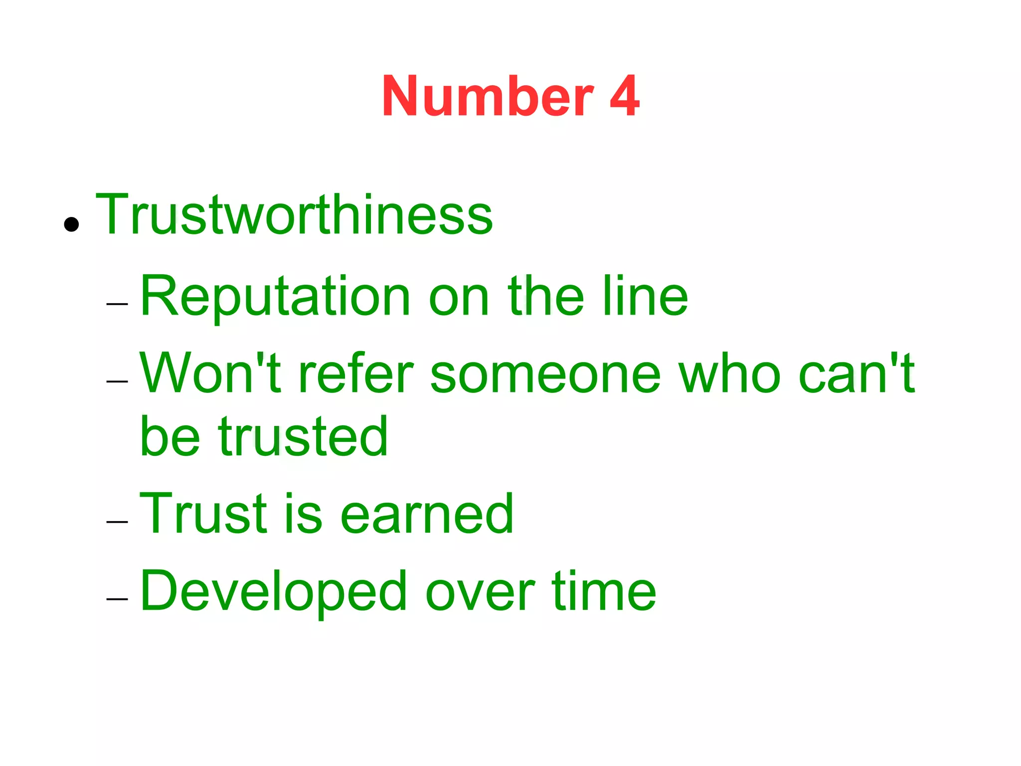 BNI edco - Top 10 Traits of a Master Networker | PPT