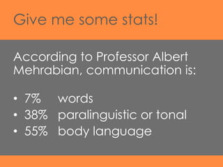 BNI Educational: Better Body Language | PPTX