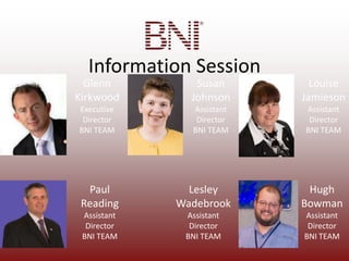 BNI Information - How to have an unpaid sales team | PPTX