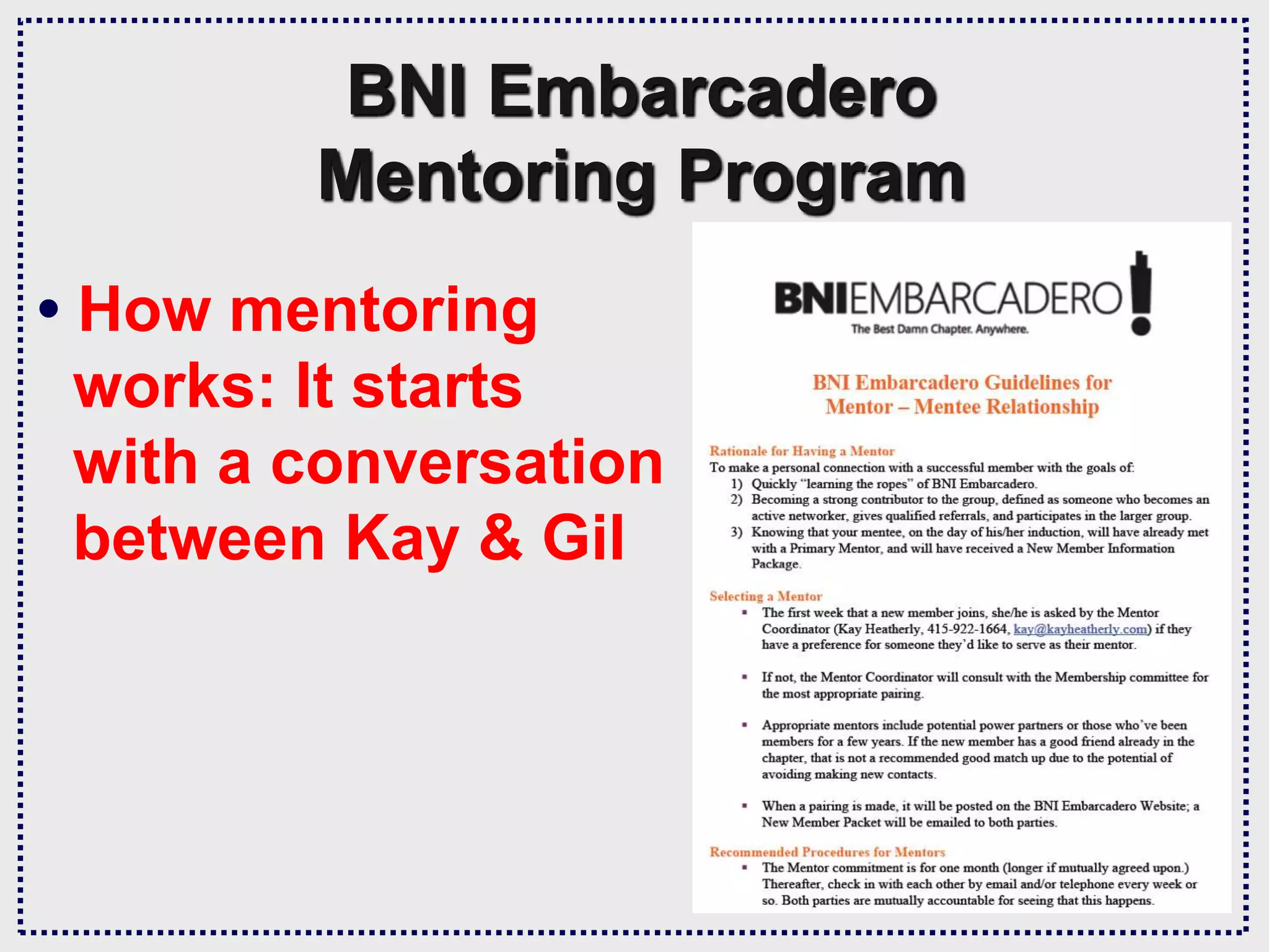 Bni,mentoring pres.091514 | PPTX