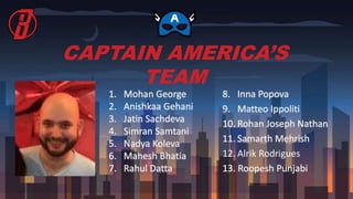 BNI presentation - avengers - Anishkaa Gehani | PPTX | Sports