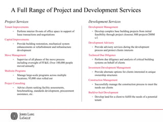 JLL Presentation Fall 2010 | PPT