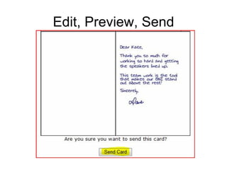 BNI Embarcadero | Send Out Cards | PPT