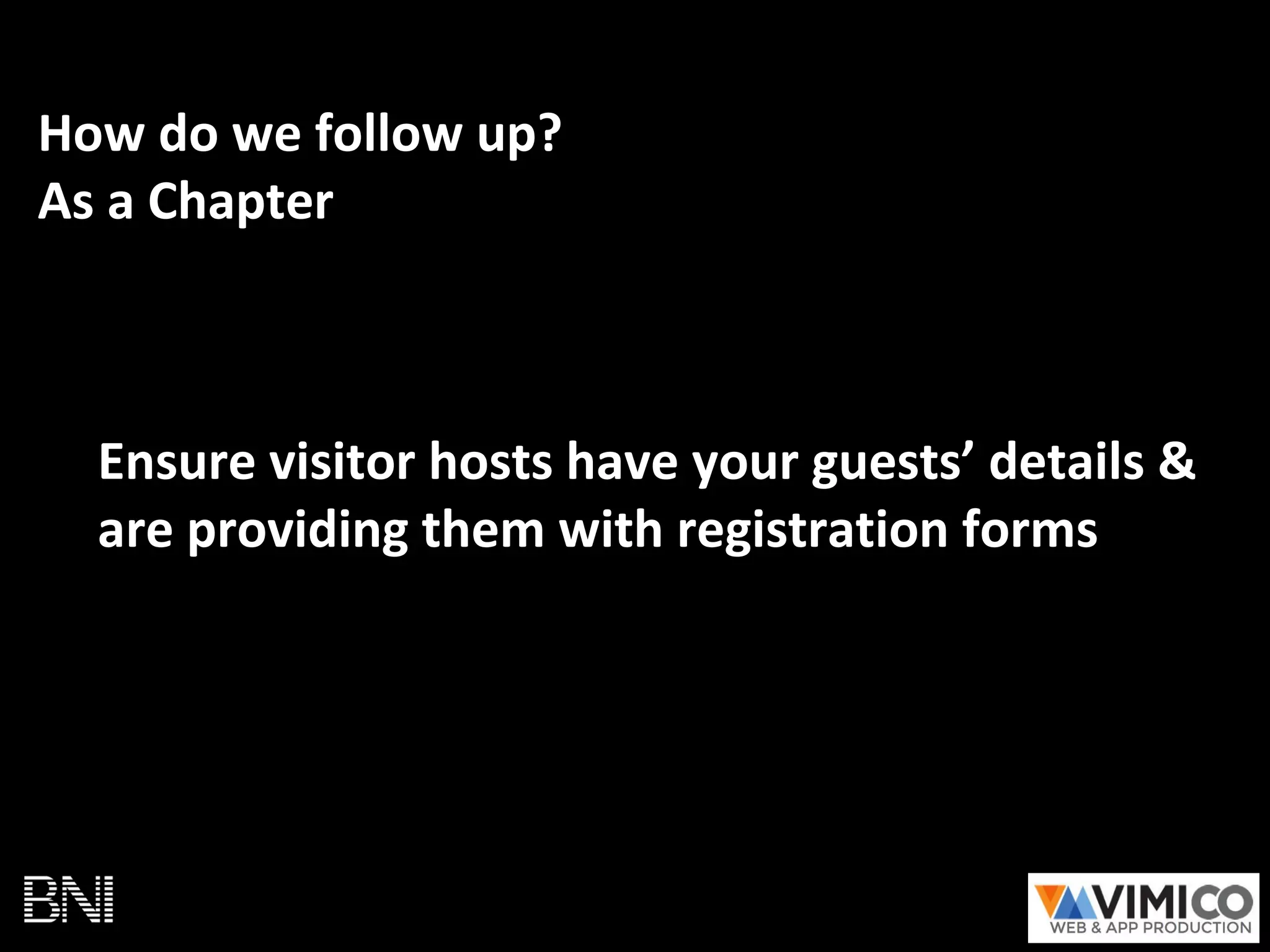 How to be effective at inviting guests to your BNI chapter | PDF